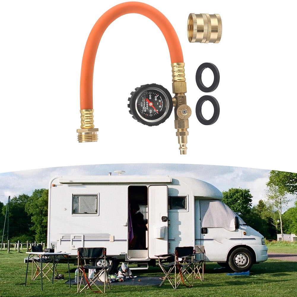 SPRING 17 Inch Brass RV Winterizing Kit With Control Valve And Pressure ...