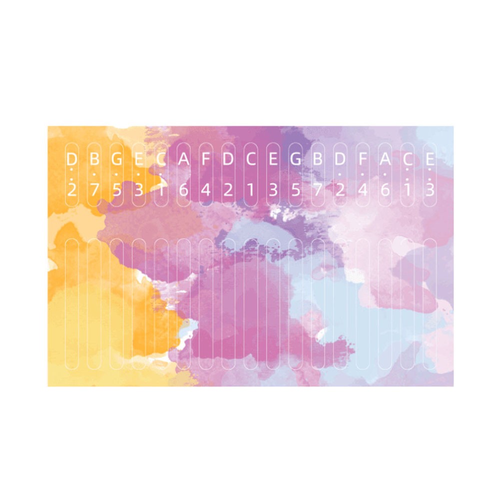 SPRING 17 Keys Kalimba Scale Note Stickers Thumb Piano Scale Stickers ...