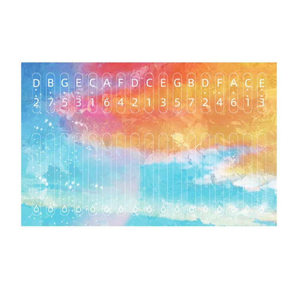 SPRING 17 Keys Kalimba Scale Note Stickers Thumb Piano Scale Stickers ...