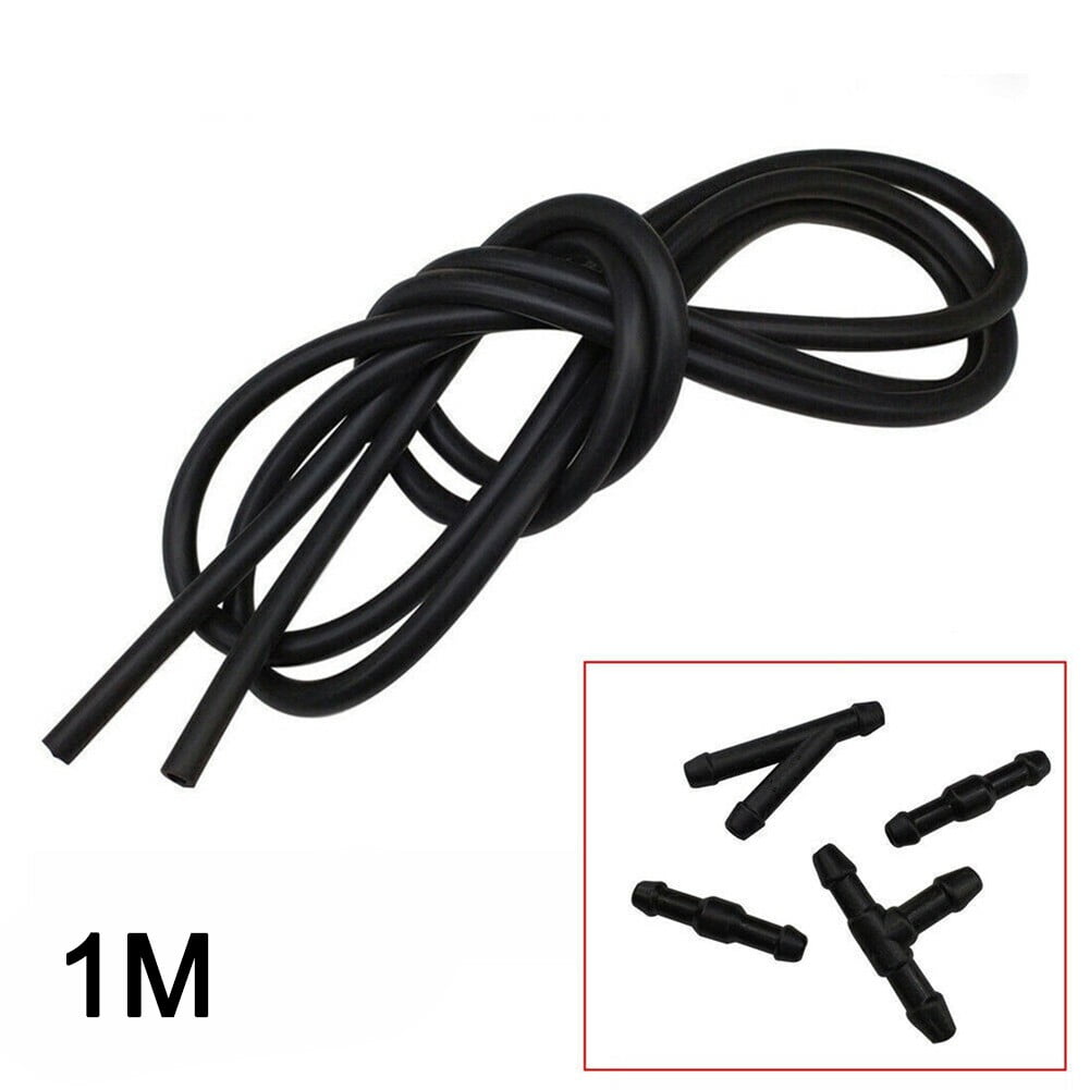 SPRING 1M Rubber Plastic Car Windshield Wiper Washer Jet Tube Pipe+Hose ...