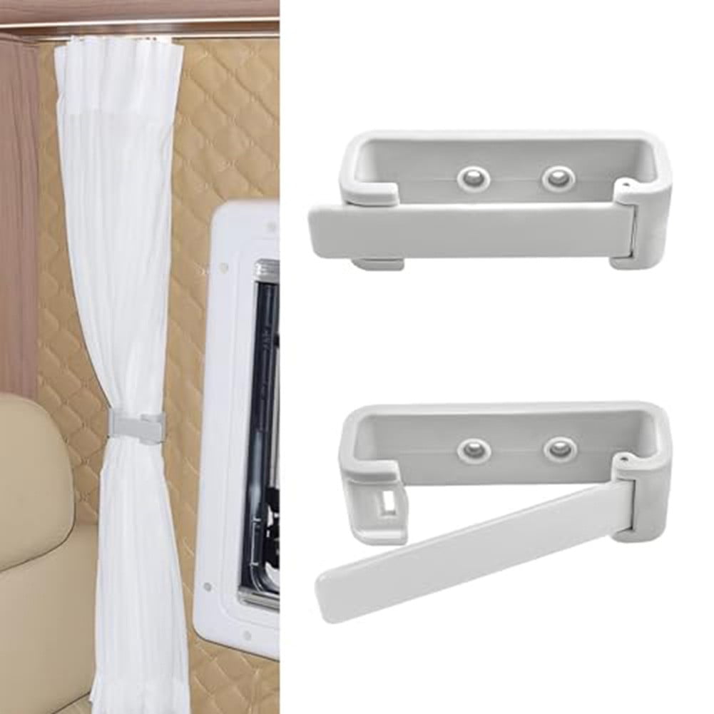 SPRING 2 Pack RV Curtain Clips for Campervan Window Side Curtain Clips ...