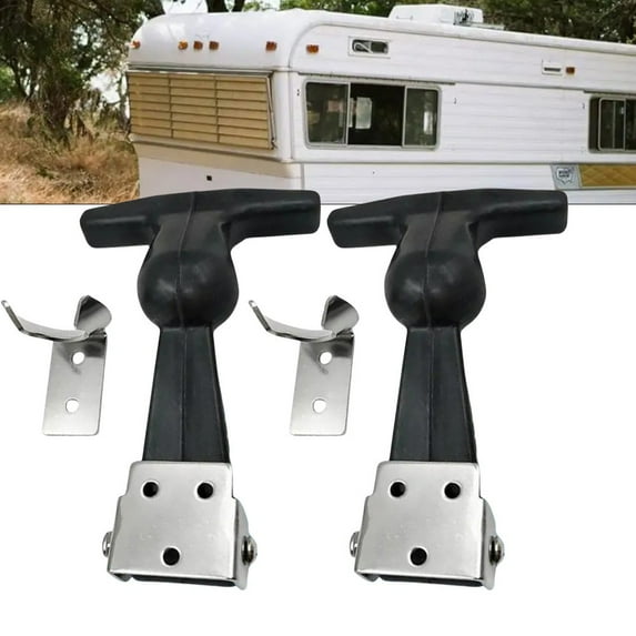 SPRING 2 Pair Of Rubber Hood Holders For Tool Box Vehicle Engine Bonnet ...