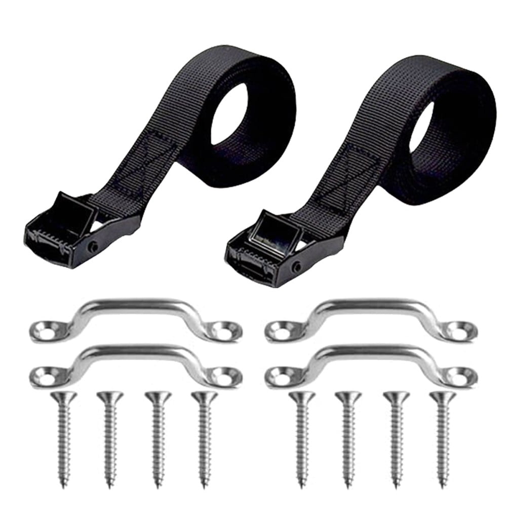 SPRING 2 Pcs 2.5Cmx200Cm Heavy Duty Ratchet Tie-Downs For Bike Racks ...