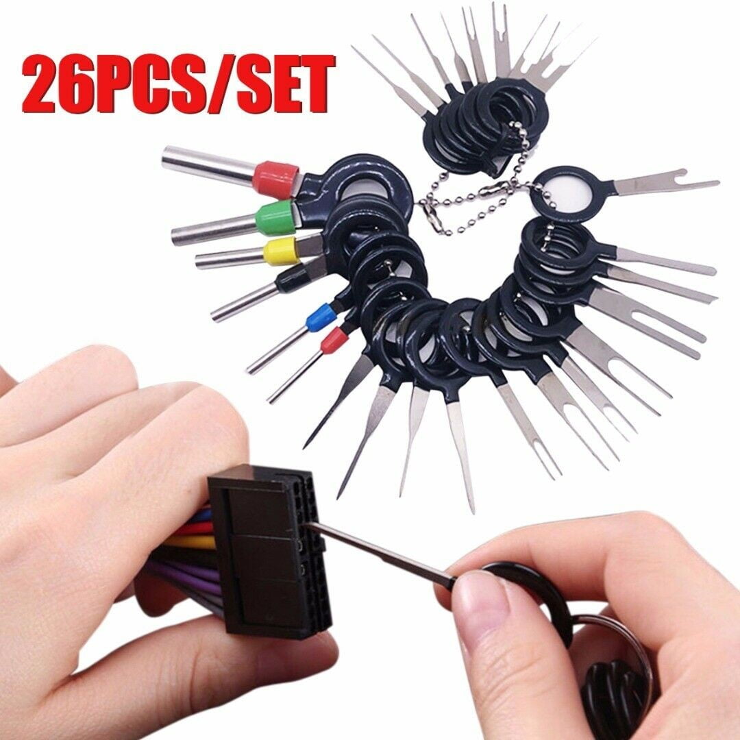 SPRING 26Pcs Set Car Terminal Removal Tool Wire Plug Connector ...