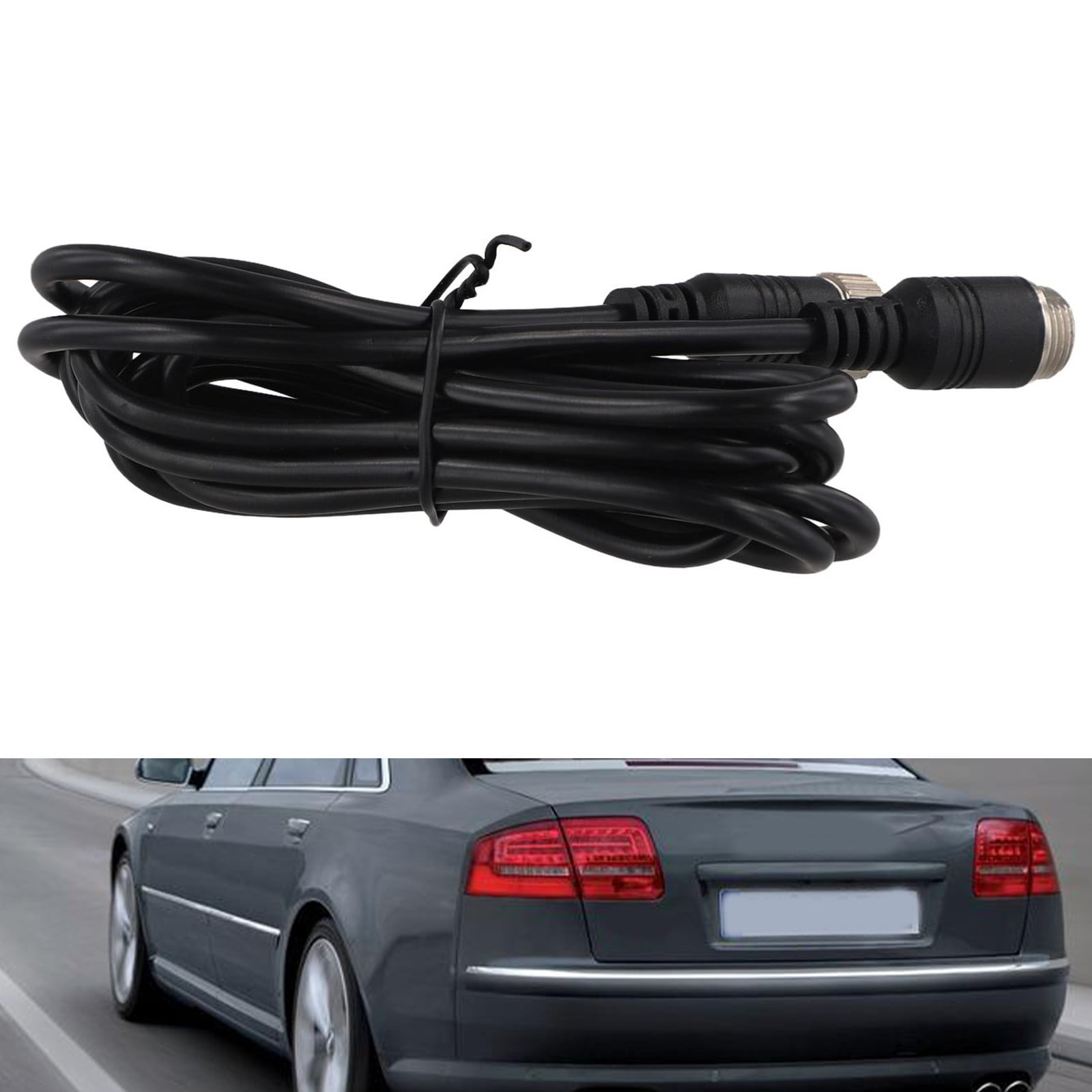 SPRING 2M 4-Pin Video Extension Cable Wire For Car Bus Truck Reversing ...