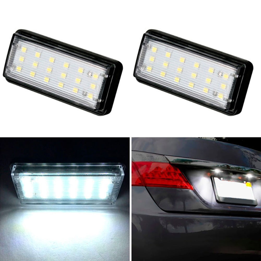 SPRING 2PCS LED License Plate Light For Land for Cruiser For Lexus ...