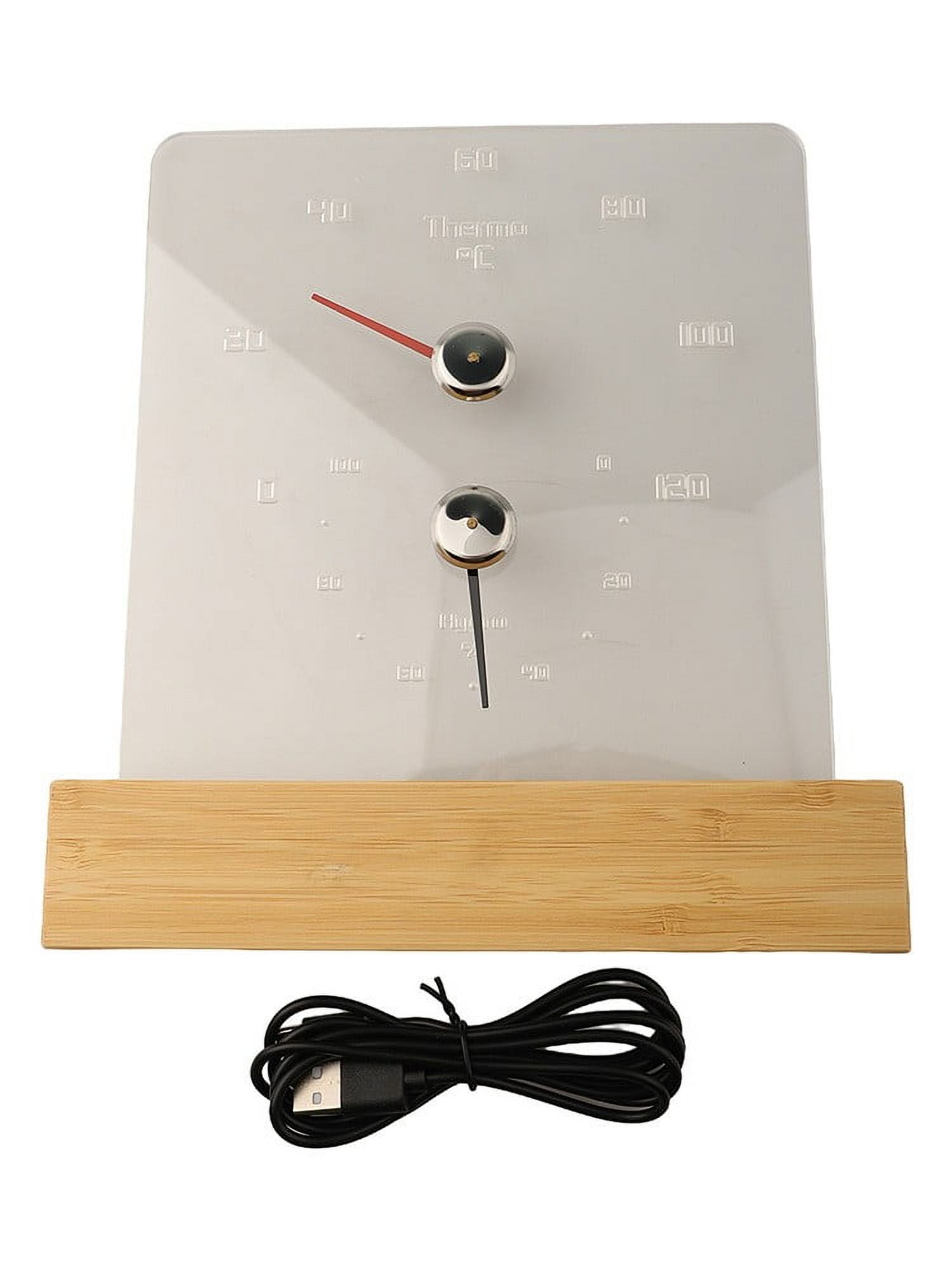 SPRING 2in1 Sauna Thermometer Hygrometer with LED Light for Accurate ...