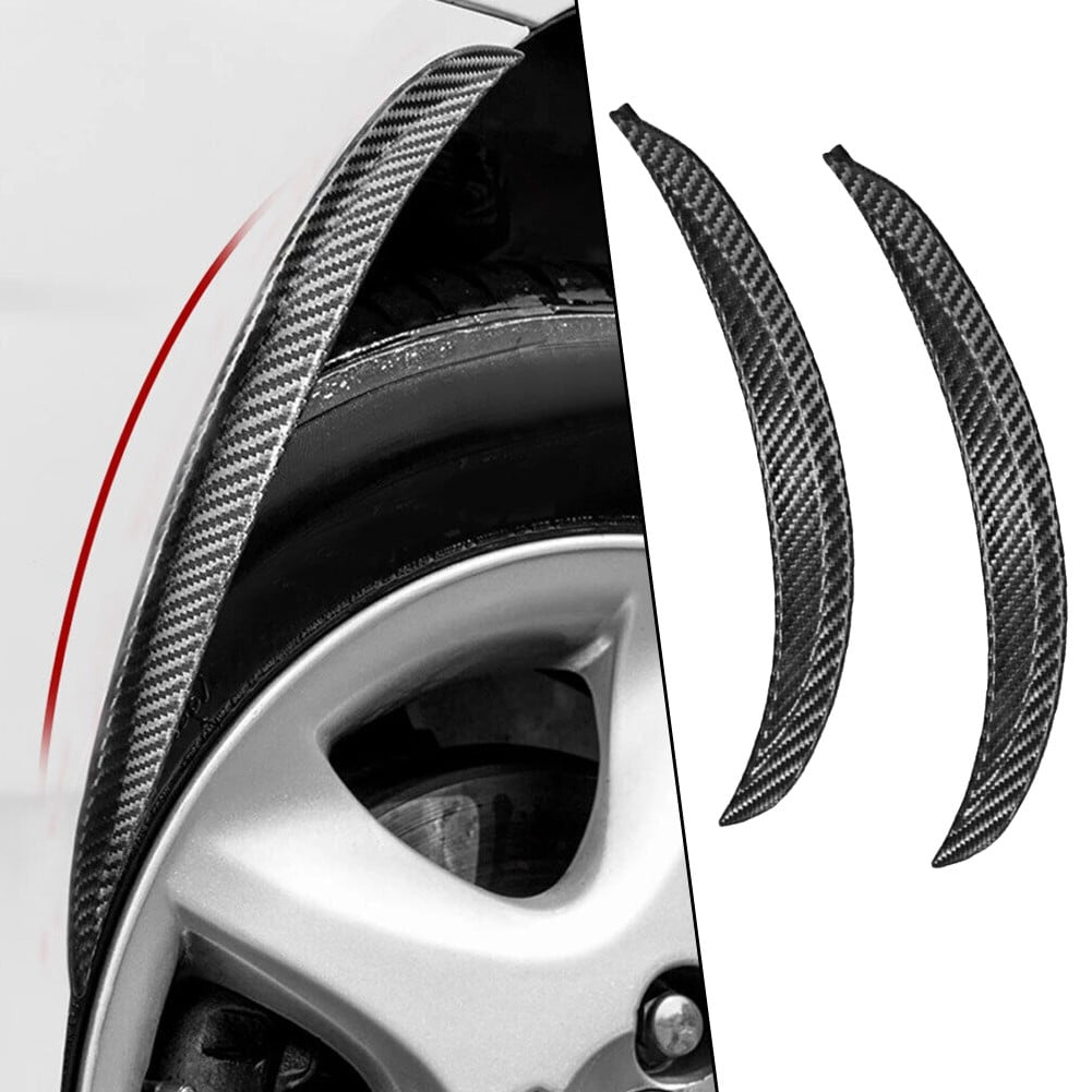 SPRING 2pcs Car Wheel Eyebrow Protection Strips Fender Flare Splash ...