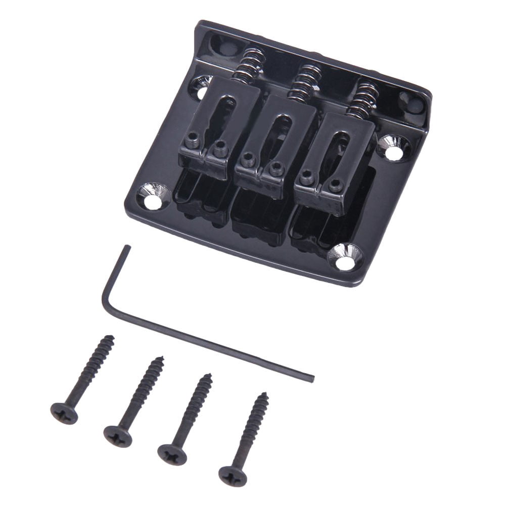 SPRING 3-String Electric Guitar Bridge Saddle For Cigars Box With Srews ...