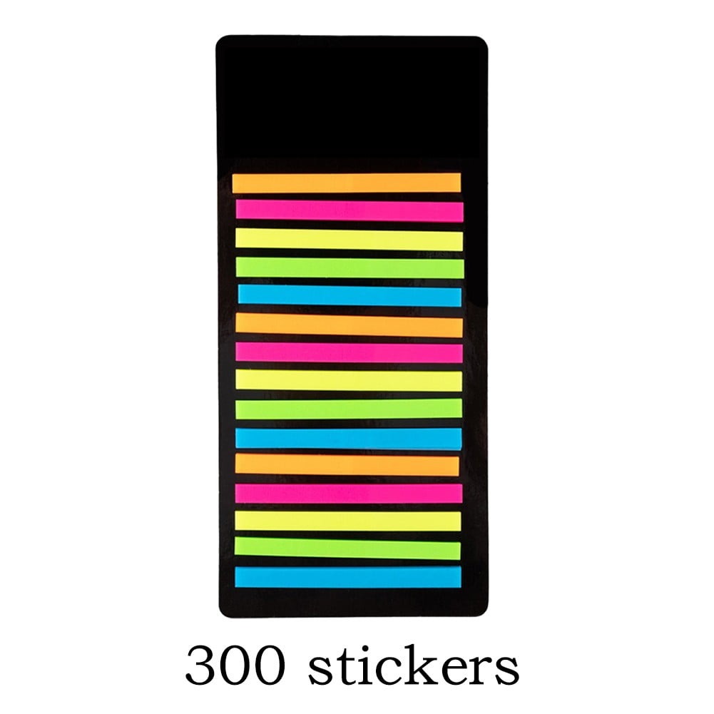 SPRING 300 Sheets Transparentes Sticky Notes Annotation Bookmarks Tabs ...