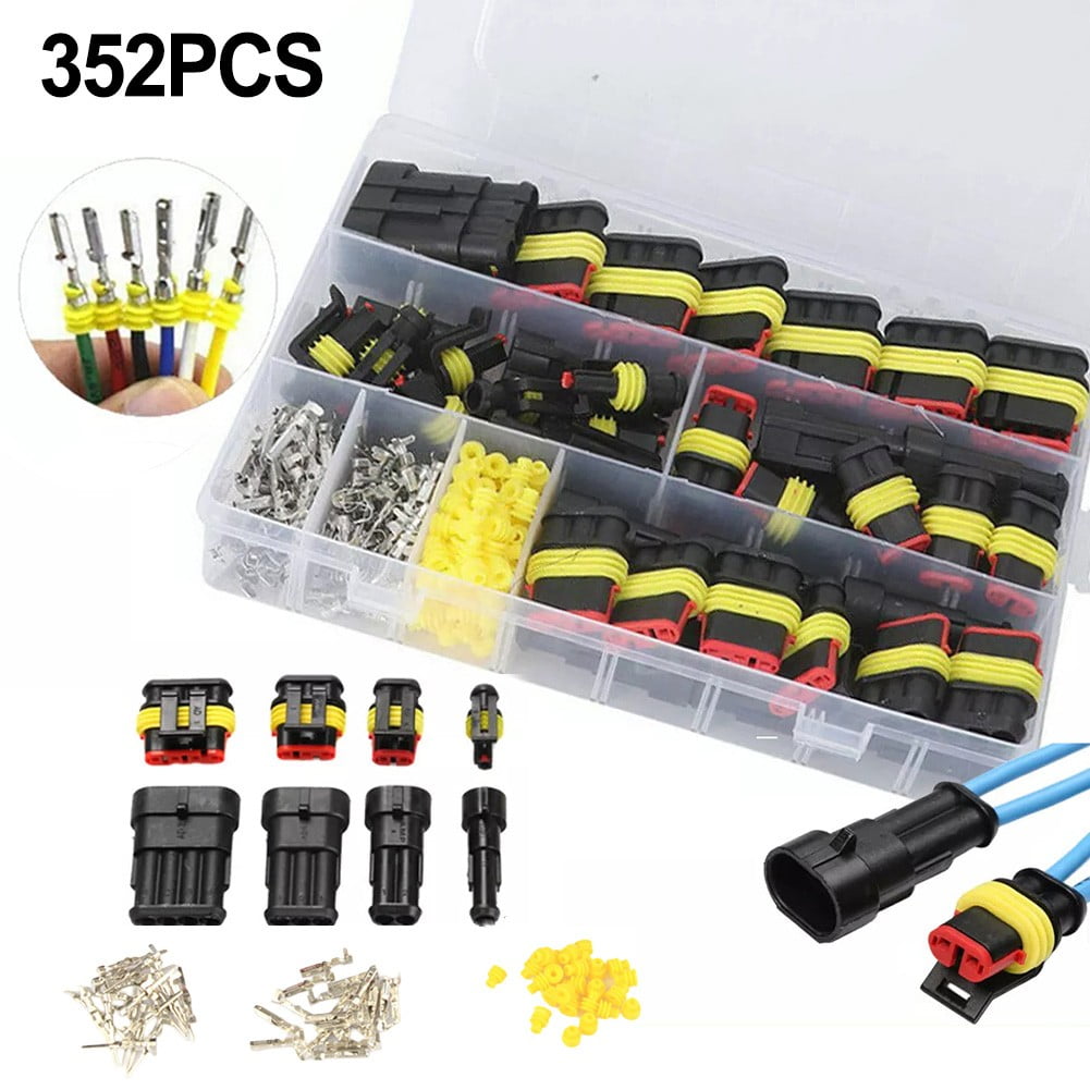 SPRING 352x Waterproof Car Electrical Connector Terminals Automotive ...