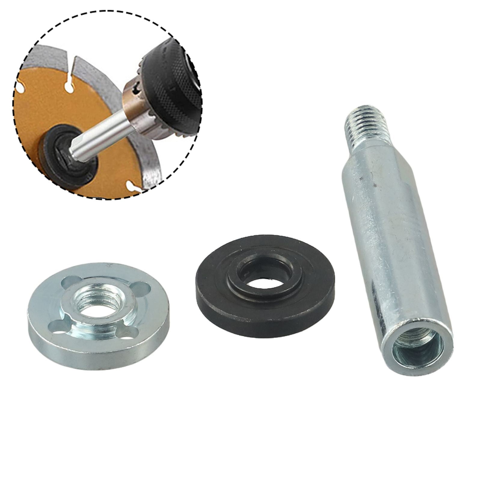 SPRING 3Pcs Car Repair Angle Grinder Extension Connecting Rod Rotating ...
