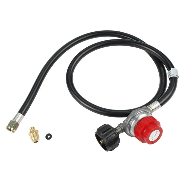 SPRING 4Ft For Propane Hose With Adjustable Regulator For Safe ...