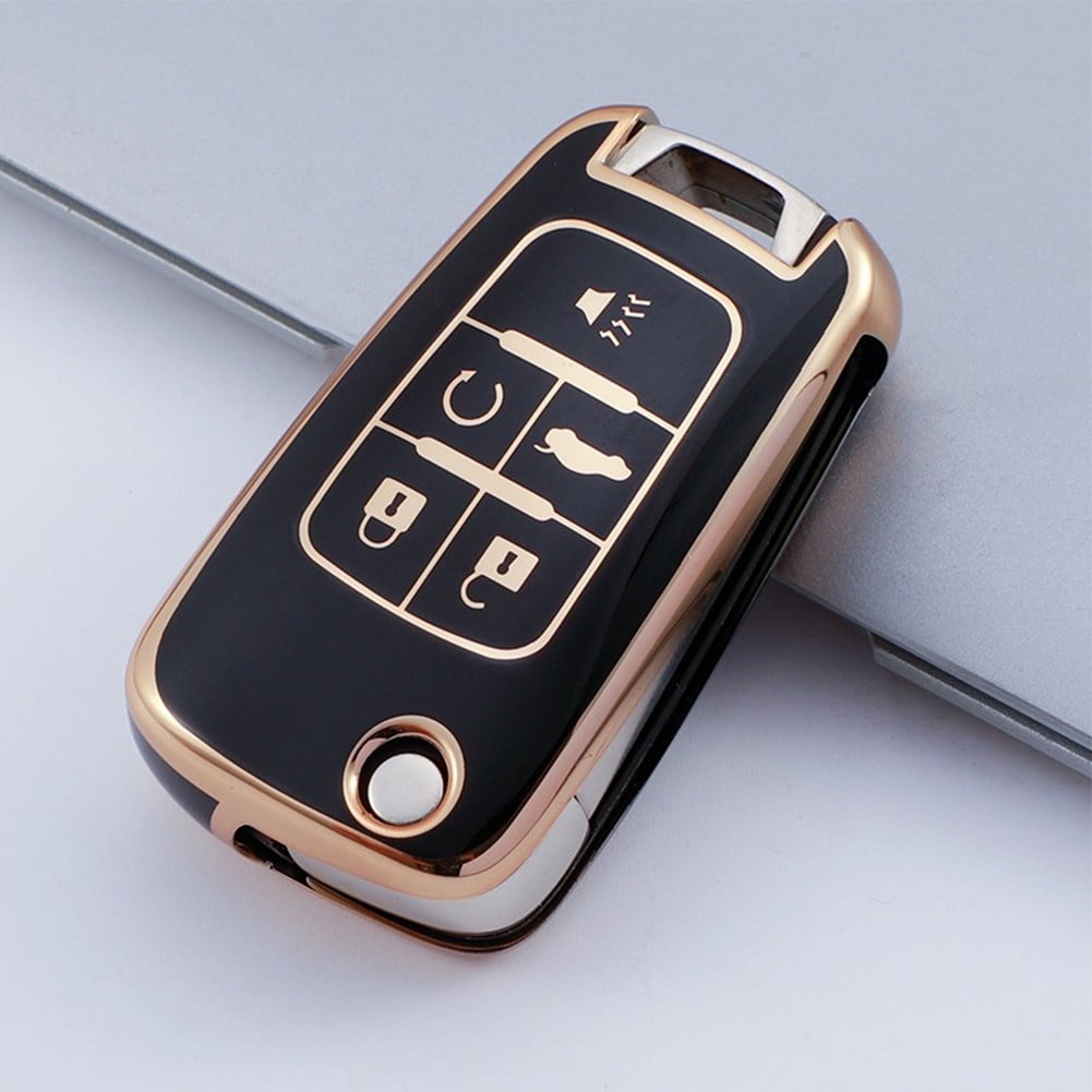 SPRING 5 Button Key Cover Fob Case Car Alarm Remote Controller For ...