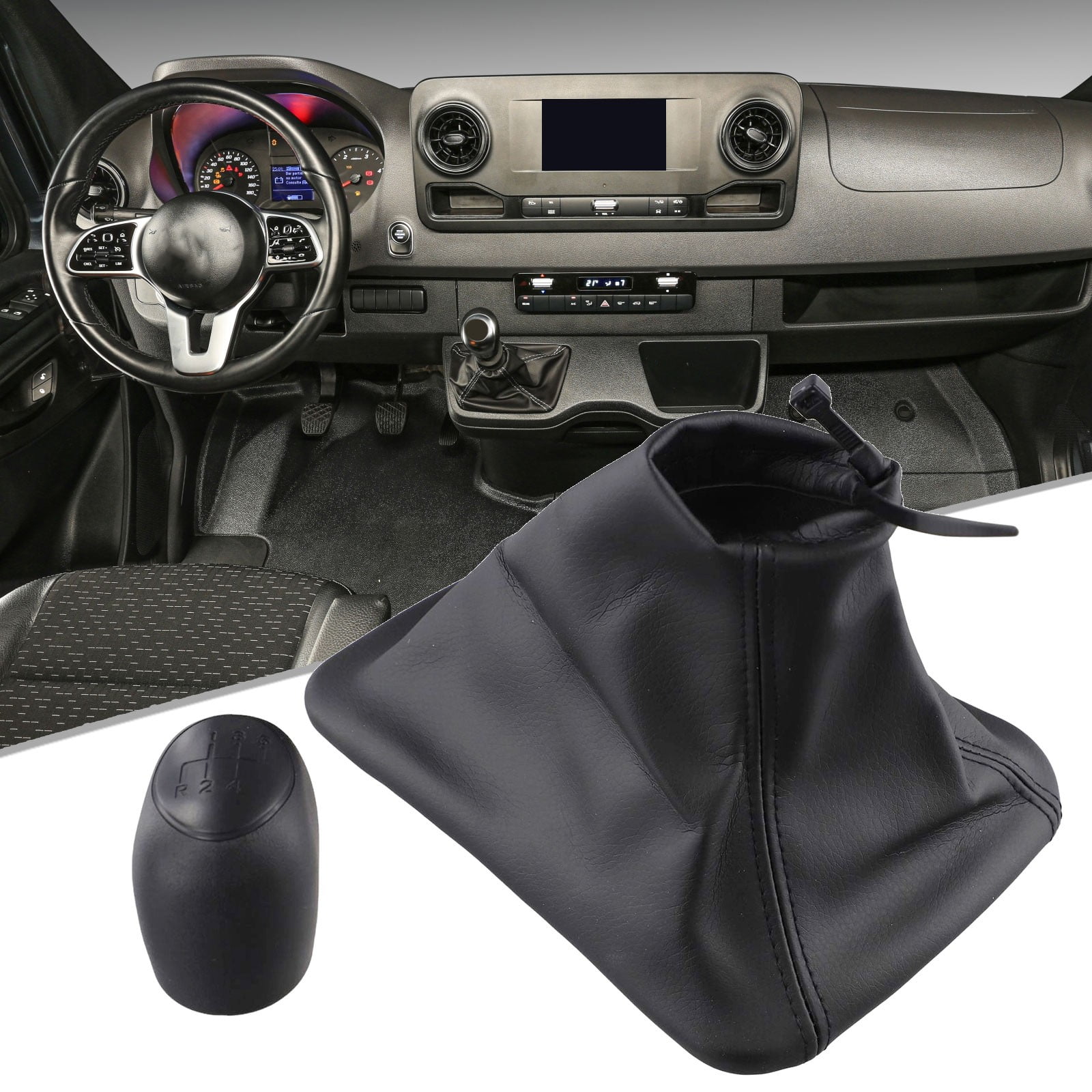 SPRING 5 Speed Manual Gear Shift Knob For Mercedes For Benz Sprinter ...