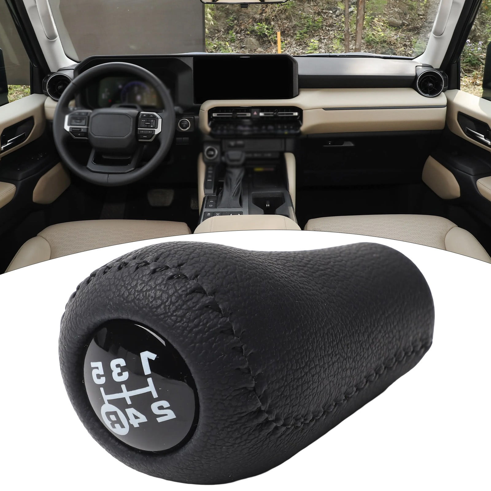 SPRING 5 Speed Shift Knob Replacement for Toyota For 4Runner and Pickup ...