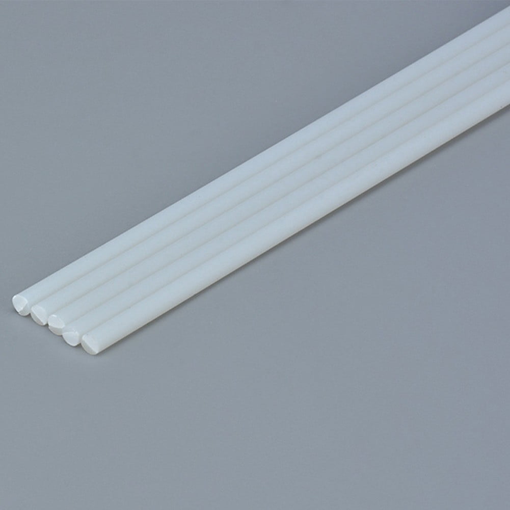 SPRING 5x White ABS Round Tube Plastic Rod ABS Solid Round Bar DIY ...