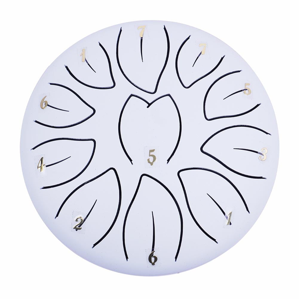 SPRING 6"11Tone Hollow Drum Leaf-Shaped Percussion Instrument Children ...