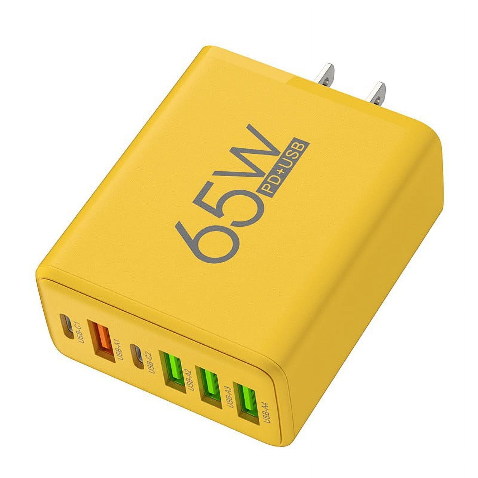 SPRING 65W Fast Charging Head High-Speed USB C Charger 6-Port For 15 14 ...