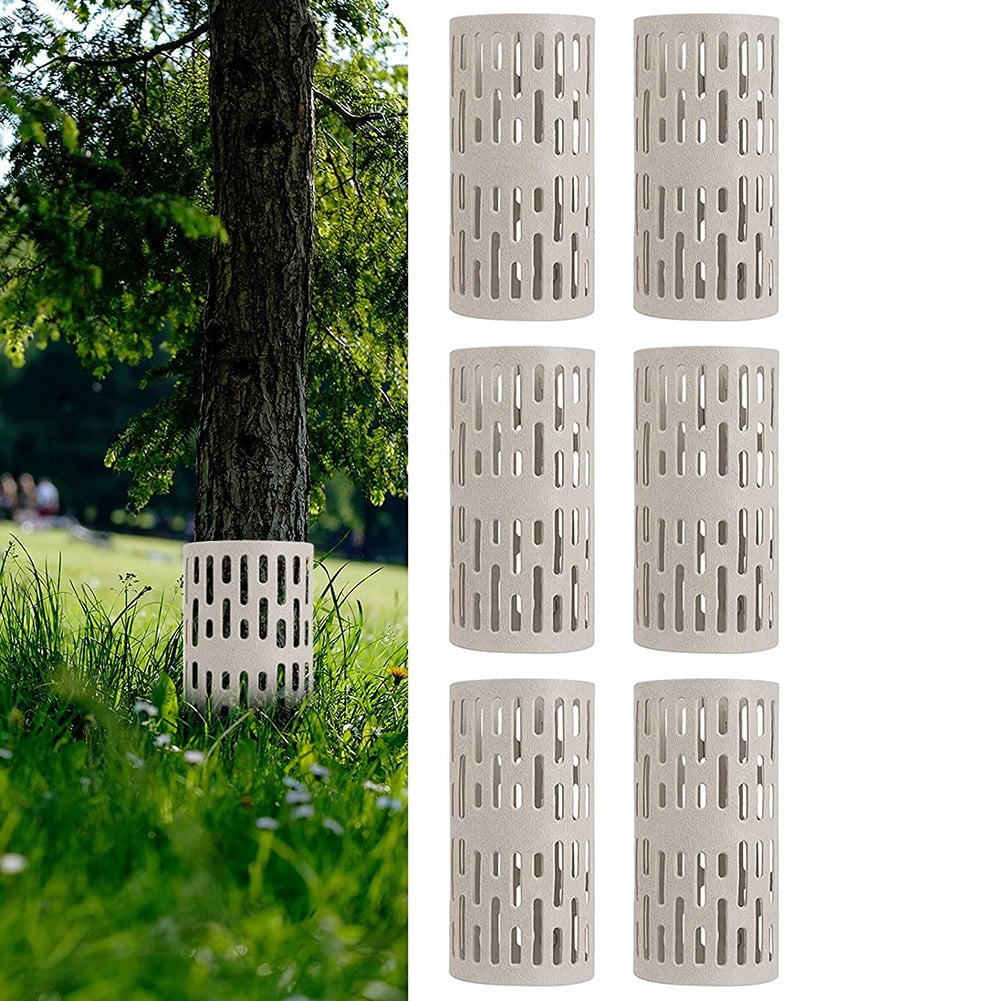 SPRING 6Pcs Plastic Tree Trunk Protector Tree Guard Easy Locking for ...