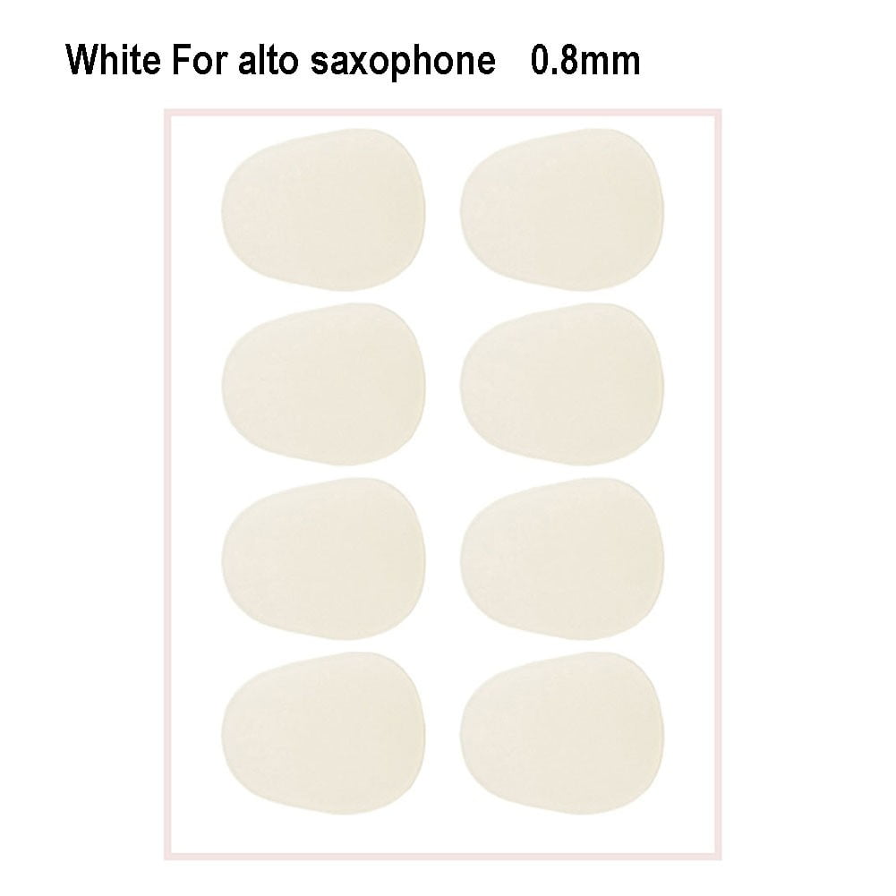 SPRING 8Pcs Sax Mouthpiece Patches Pads Cushions for Treble/Alto/Tenor ...