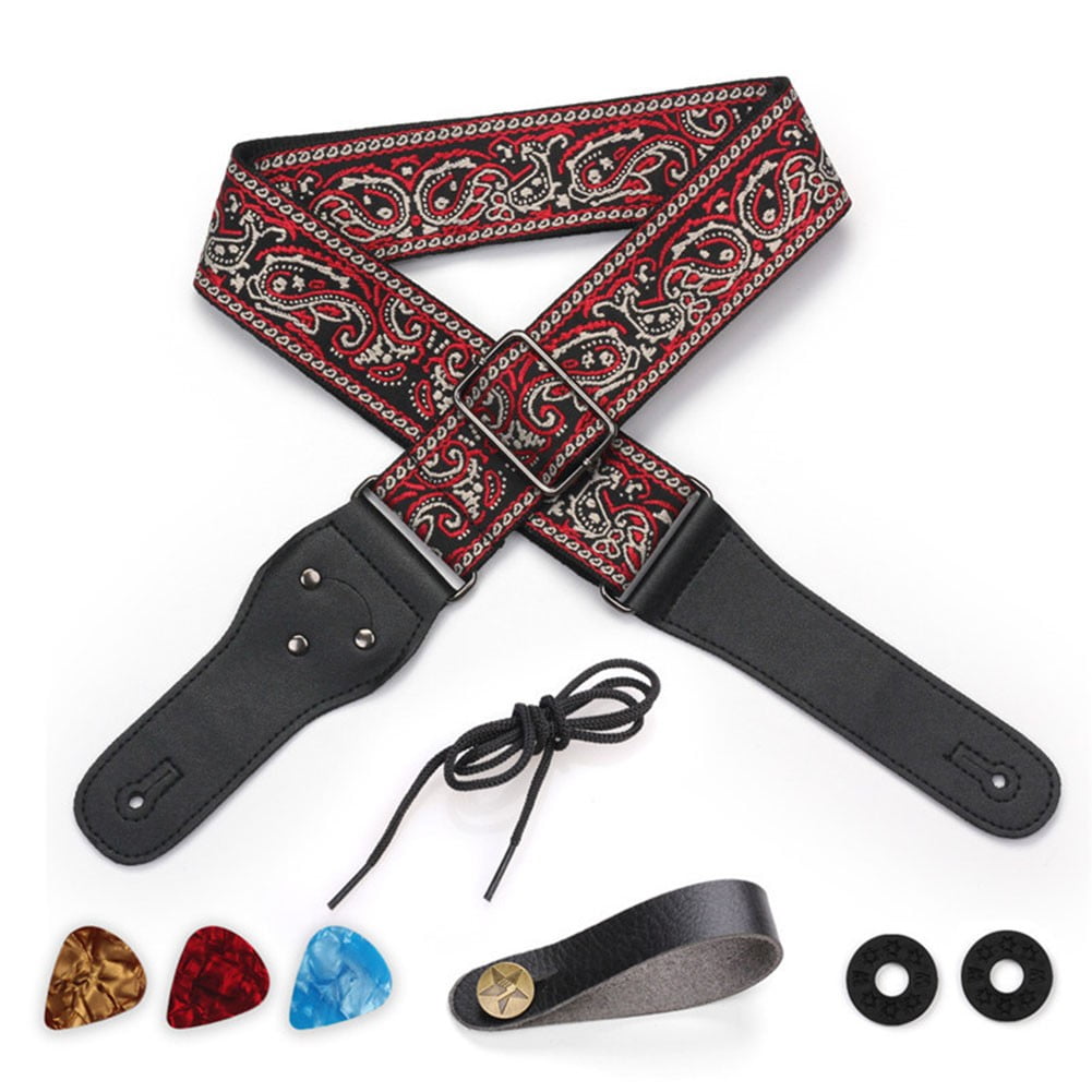 SPRING Adjustable Sizes Guitar Strap for Electric Guitar For Acoustic ...