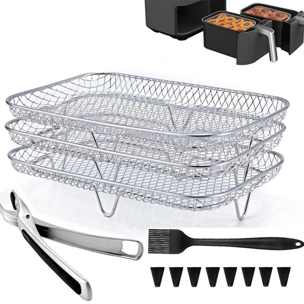 SPRING Air Fryer Rack Air Fryer 3 Layer Air Fryer Accessories Stacking ...