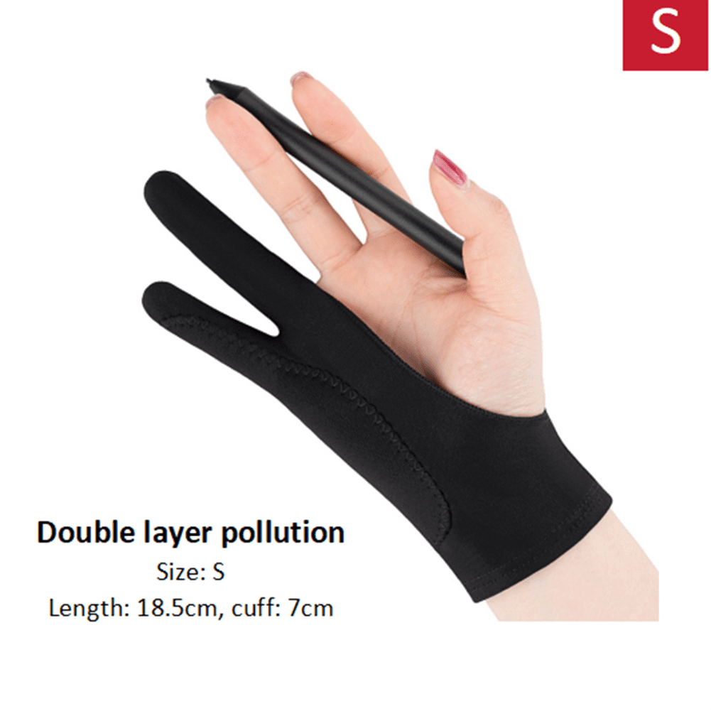 SPRING Anti-touch Two-Finger Hand Painting Gloves For Tablet Digital ...