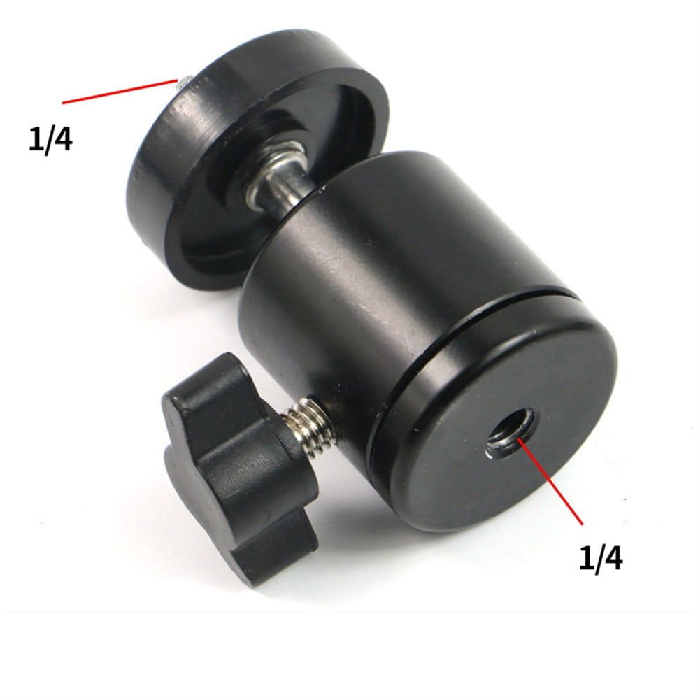 SPRING Ball Head Adapter Angle Adjustment 1/4 & 3/8 Screw for DSLR ...