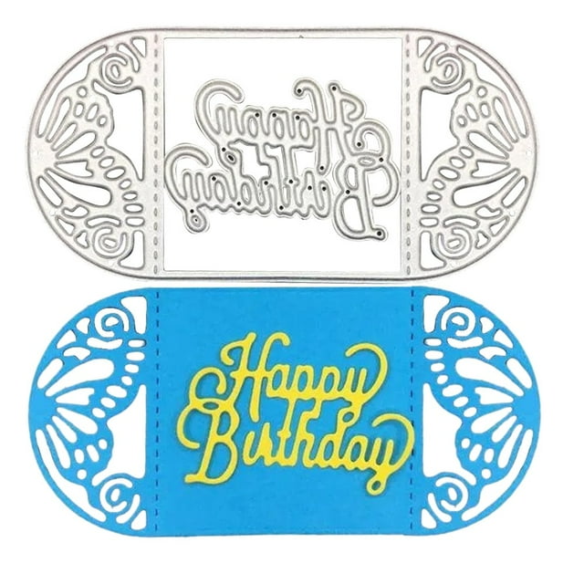 SPRING Birthday Border Metal Cutting Cutting And Pasting Thin Embossing ...