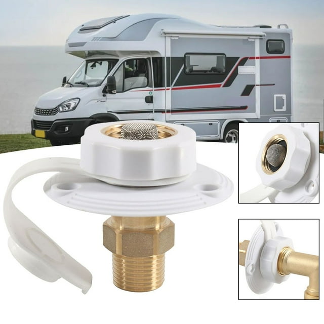 SPRING Brass Water Inlet Unidirectional Water Valve Water Inlet With ...