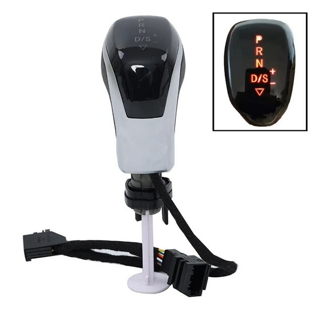 SPRING Car Automatic Gear Shift Knob Lever Shifter HeadBall LED Light ...