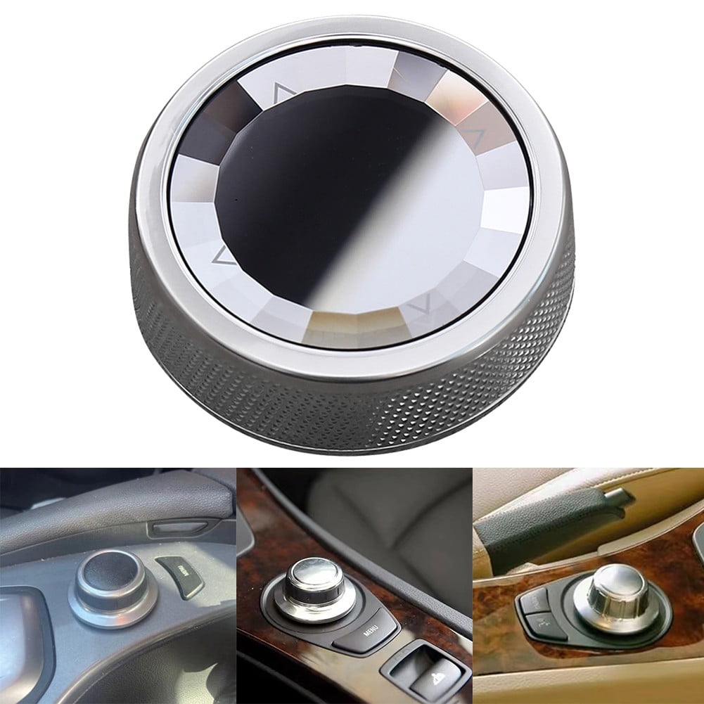 SPRING Car Crystal Multimedia Button Knob Cover Trim for BMW E60 2004 ...