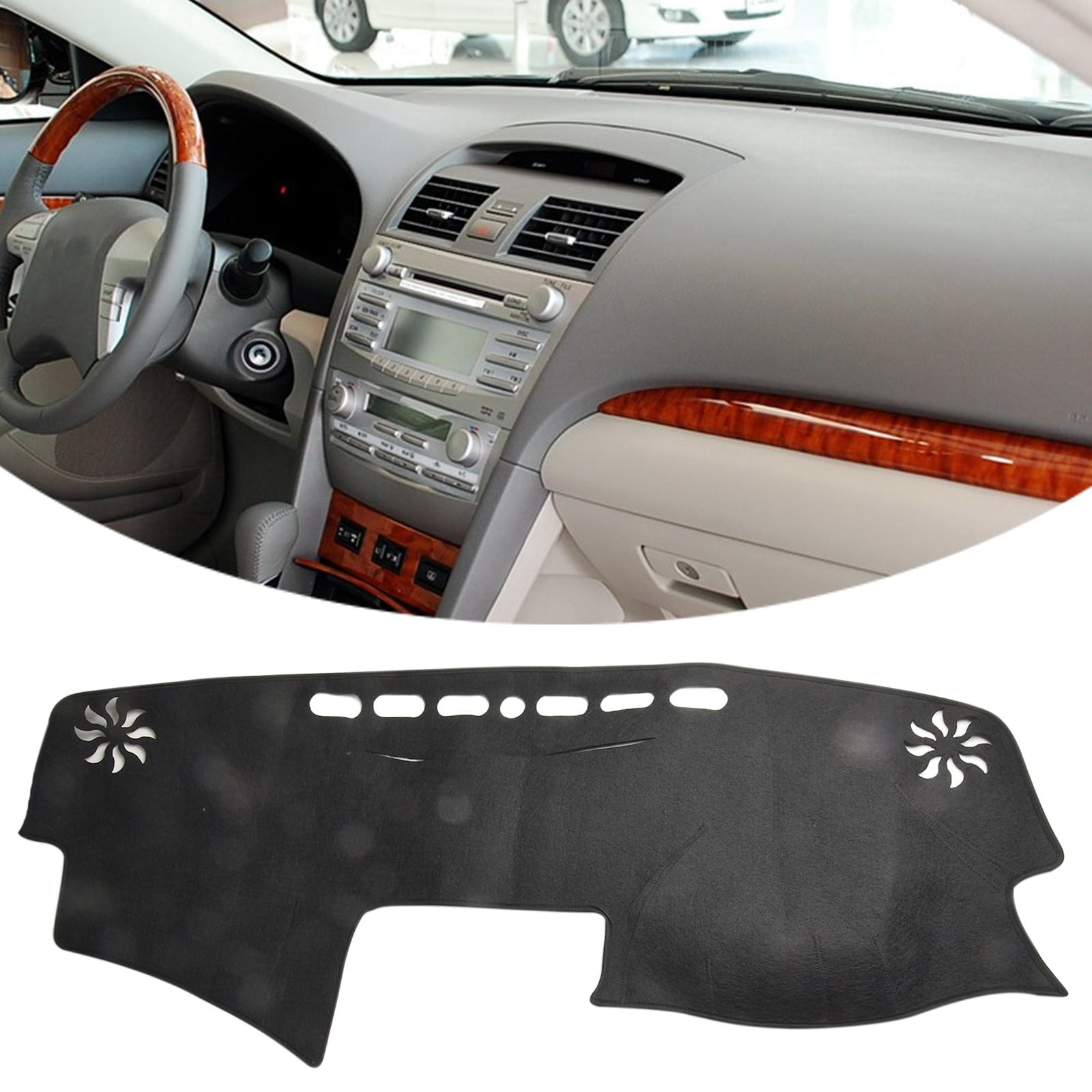 SPRING Car Dash Mat Non-Slip Center Control Console Frame Cover Trim ...