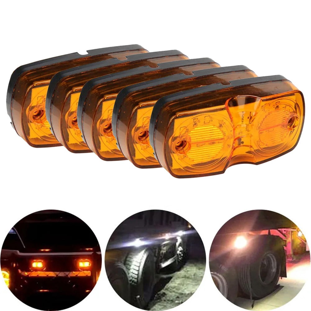 SPRING Car LED Side Marker Light motorcycle Tail Lights Truck Signal ...