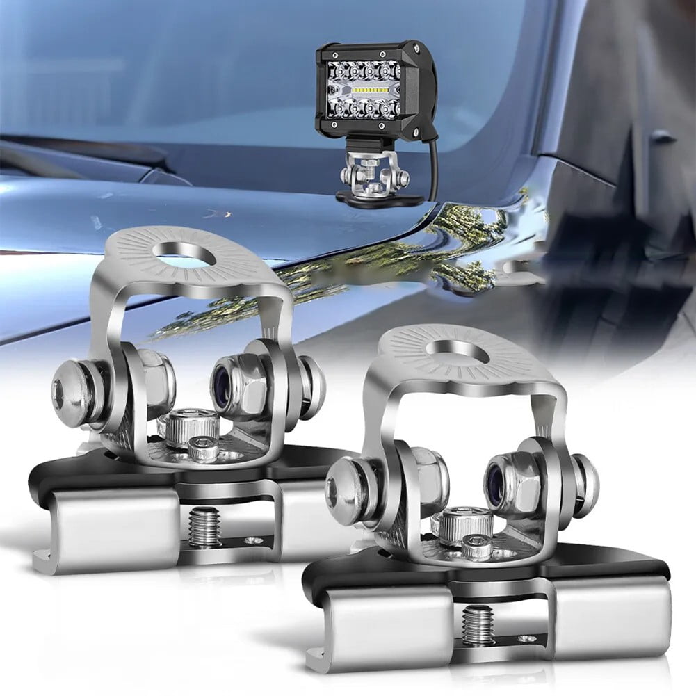 SPRING Car Mount Work Light Bracket Clamp Stainless Steel Led Work ...