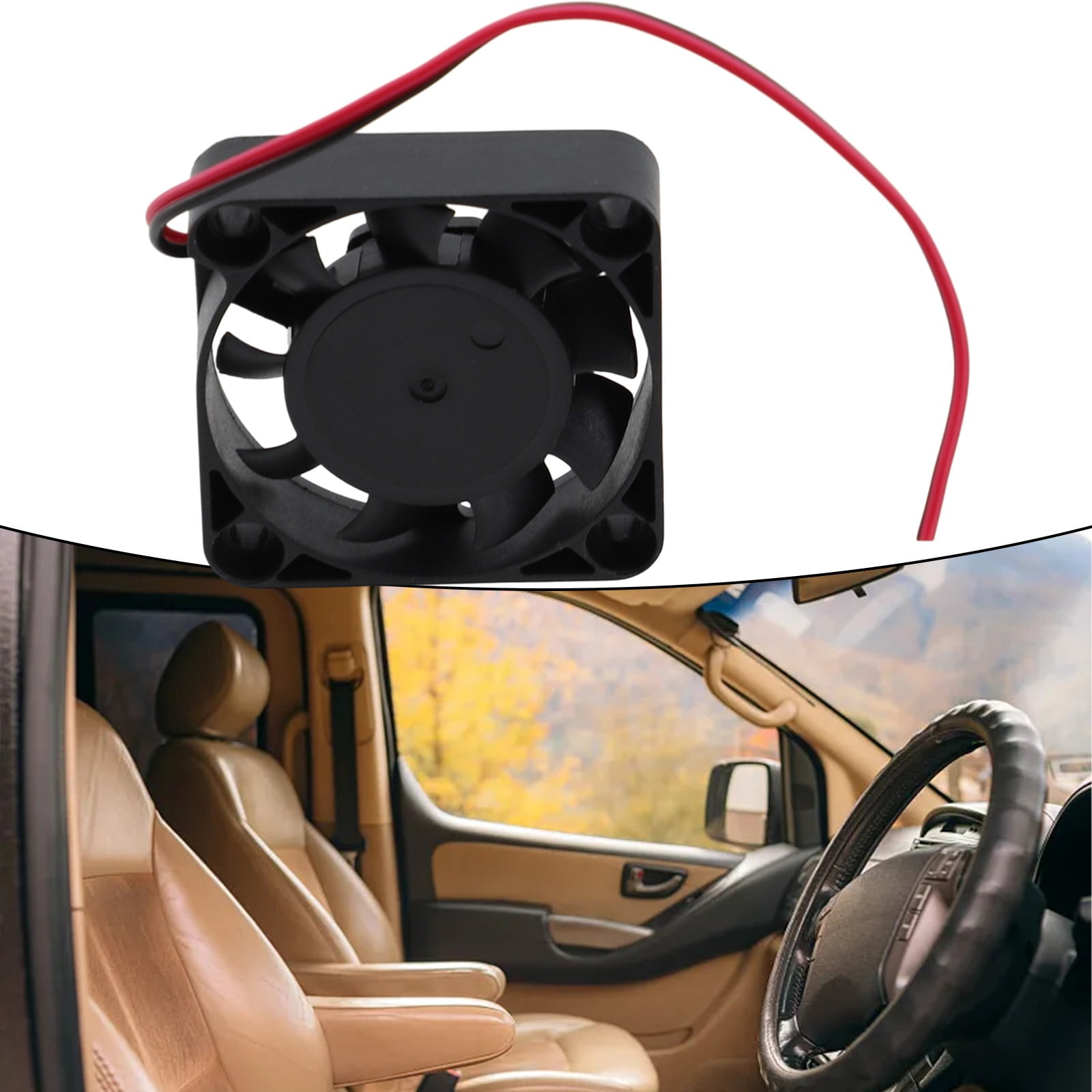 SPRING Car Radio Fan CPU Cooling Fan Car Radio Installation Accurate ...