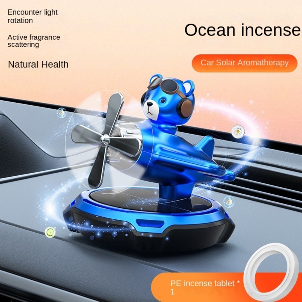 SPRING Car Solar Aircraft Aromatherapy Air Freshener Solar Aromatherapy ...