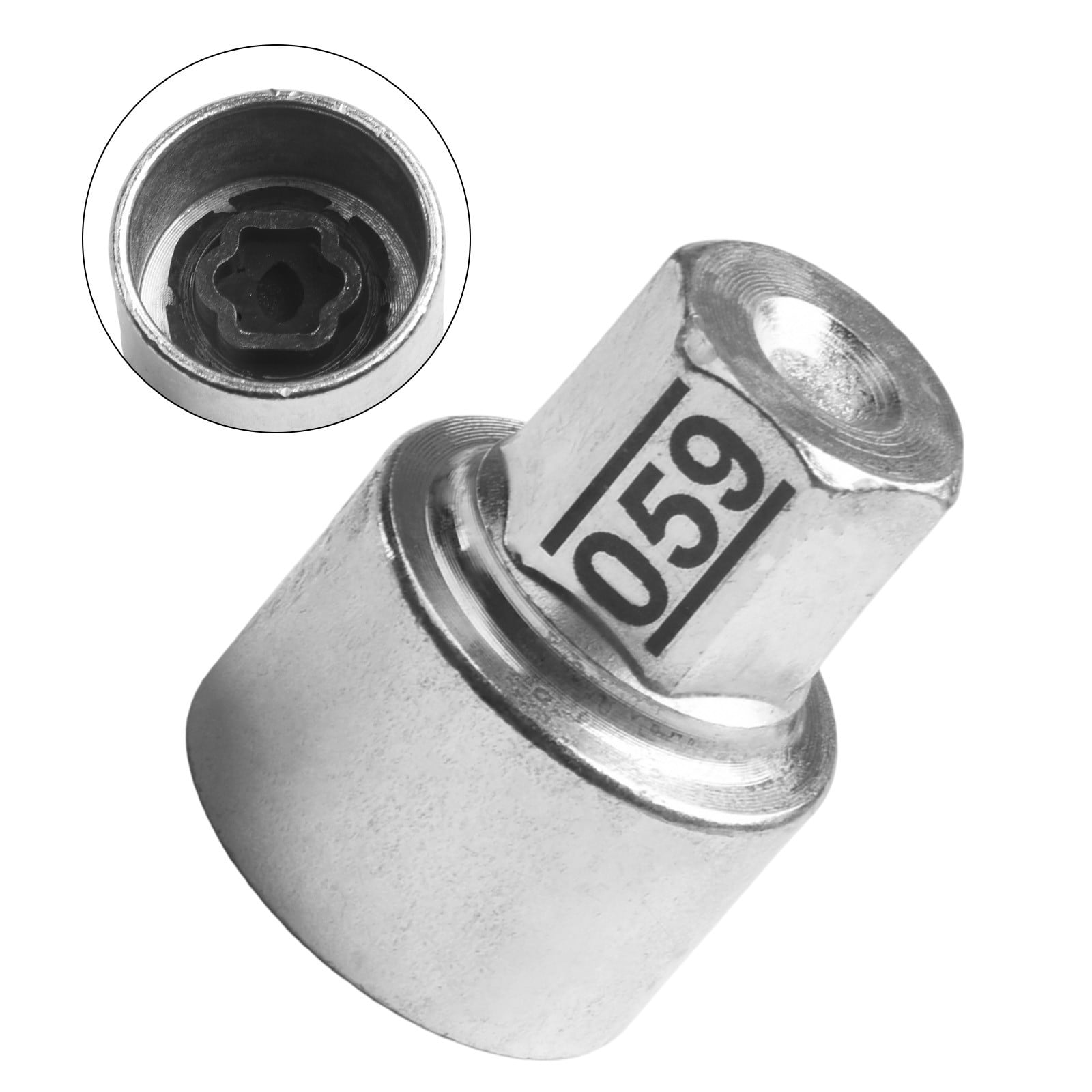 SPRING Car Steel Wheel Lock Lug Nut #59 Anti Theft Screw Bolt 59 Key Socket For Bmw F20/F21 For ...