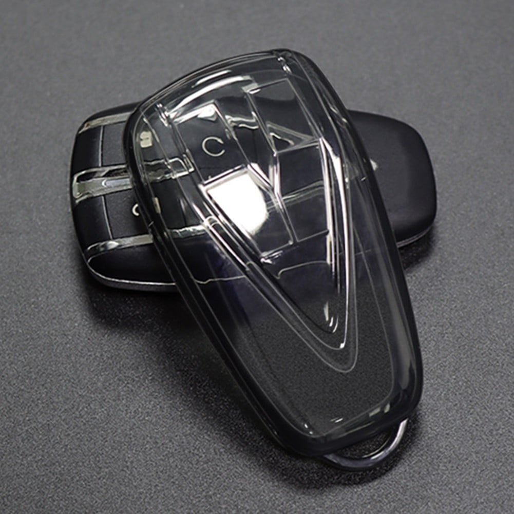 SPRING Car Transparent Key Case Cover TPU Key Shell Interior Protector ...