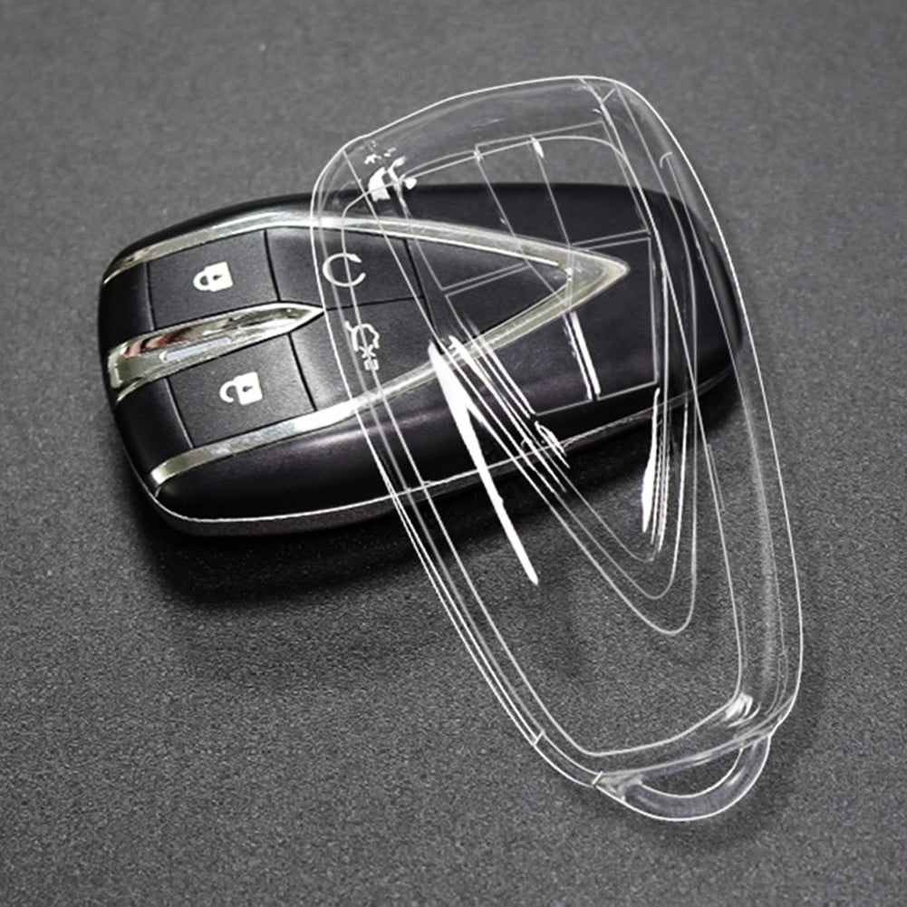 SPRING Car Transparent Key Case Cover TPU Key Shell Interior Protector For Changan UNIT UNIK ...