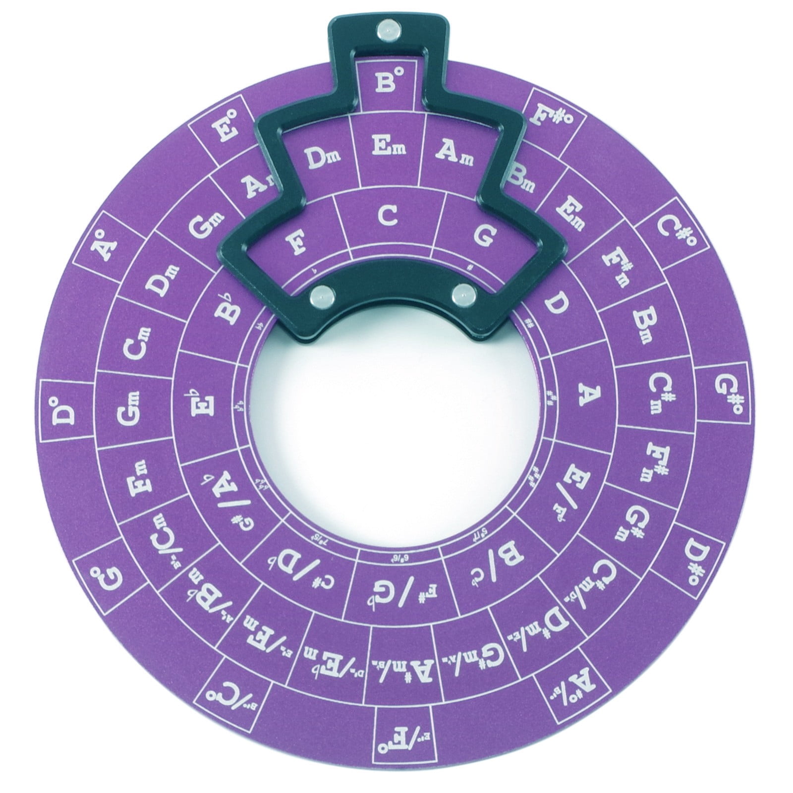 SPRING Circle Of Fifths Wheel Aluminum Melody Tool Circle Musical ...