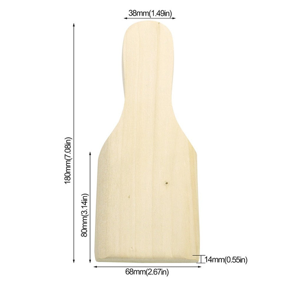 SPRING Clay Tool Curved Borad Clay Handmade Racket Wood Stick Wooden ...