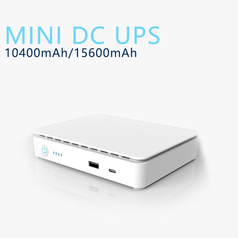 SPRING DC UPS Battery Backup 10400mAh 9V 12V 2A Output Uninterruptible ...