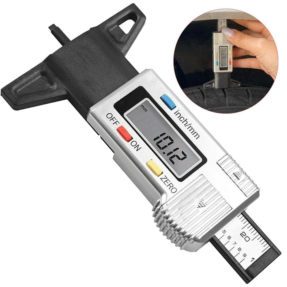 SPRING Digital Car Tyre Tire Tread Depth Gauge Thickness Gauges ...