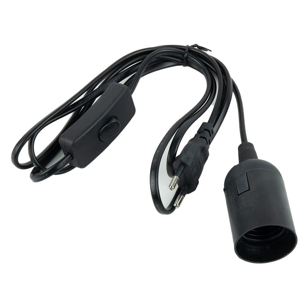 SPRING E27 Power Cord Screw Base Lamp Holder LED Pendant Light Head ...