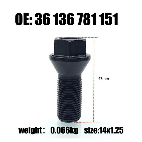 SPRING For Bmw F30 F35 F10 F25 X3 Wheel Lug Bolts Nuts 14 X1.25Mm E7 36136781151 - Walmart.com