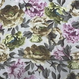 SPRING GARDEN Floral Digital Print Fabric - Cotton Hand - 58 Inch. in ...