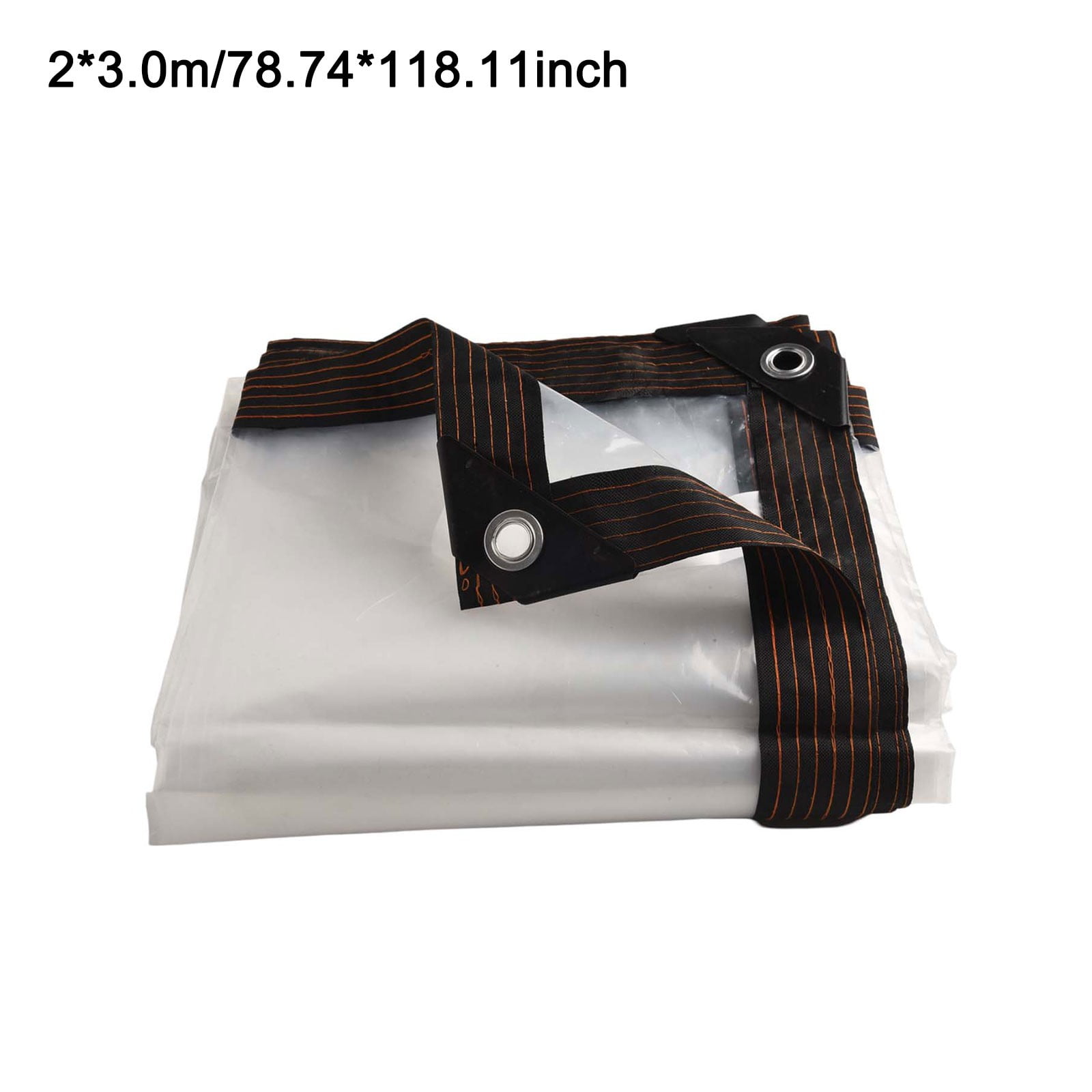SPRING Heavy Duty PVC Tarp Waterproof Tarpaulin Canopy Clear Waterproof ...