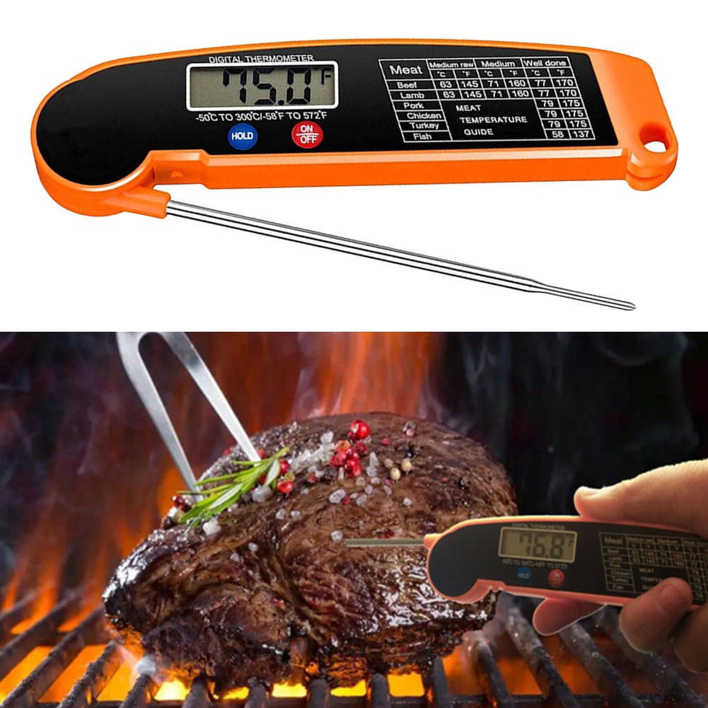 SPRING Highly Accurate for Ultra Thin BBQ Thermometer for Kitchen, Food ...
